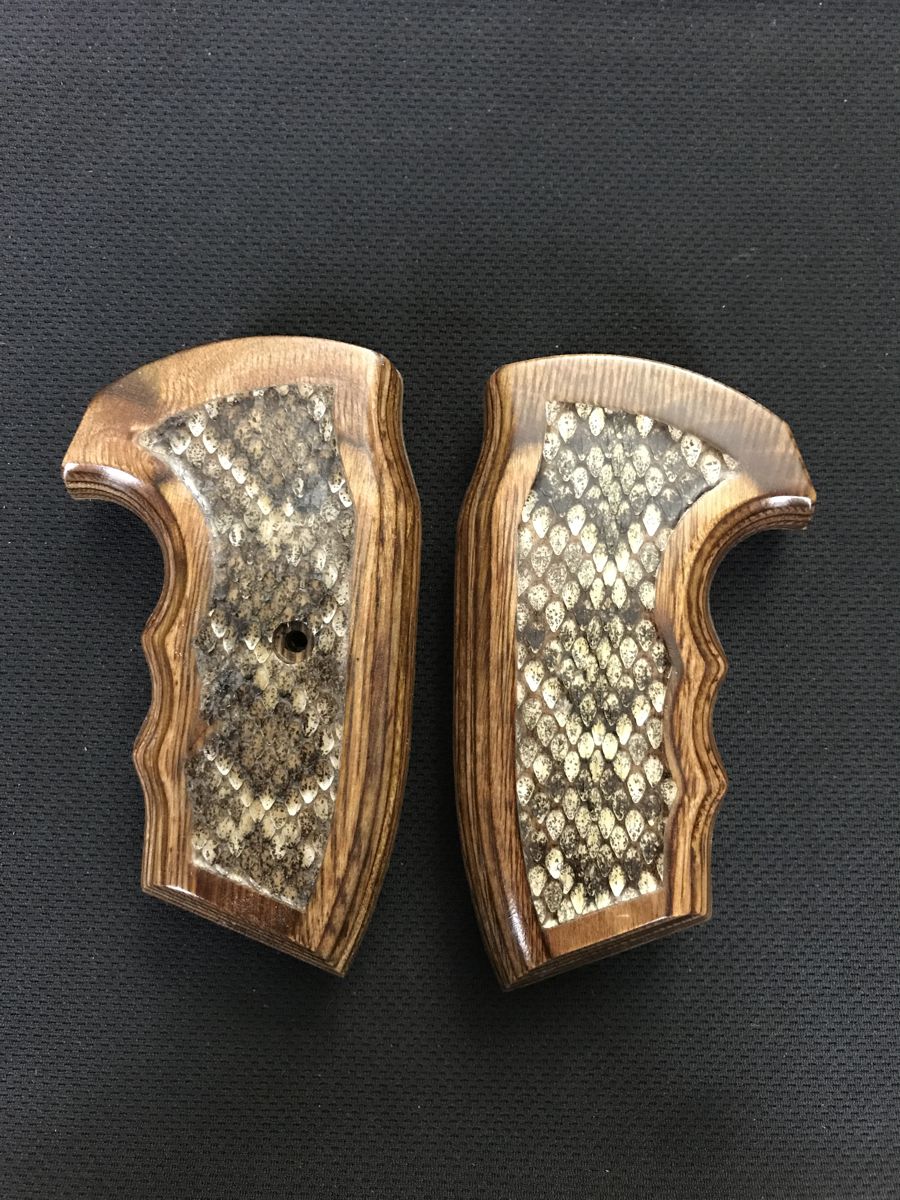 RIA - M200 & M206 Large Grips - Genuine Rattle Snake Skin – Browne Works