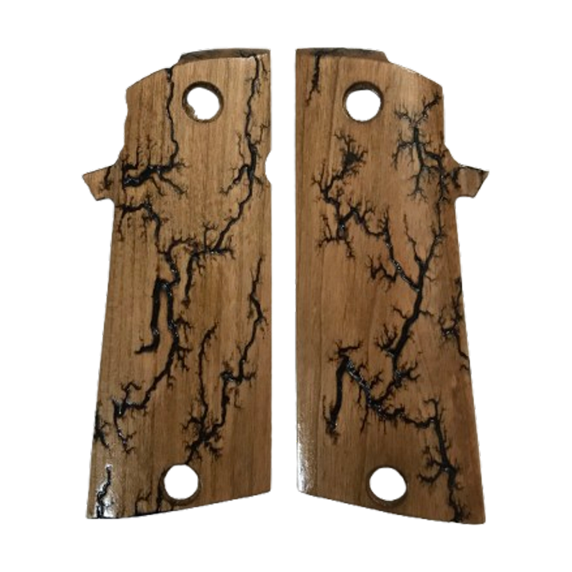 RIA - 1911 Double Stack FS HC Grips - w/MagWell - w/Fractal Burning Pa ...